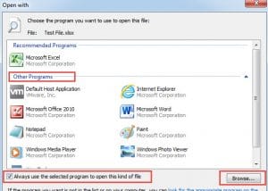 How to Change the Default Programs to Open Outlook Attachments