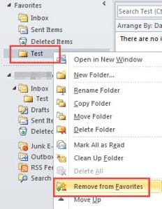 How to Customize Your Outlook Favorites Section