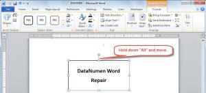 3 Method to Move Objects More Precisely in Your Word