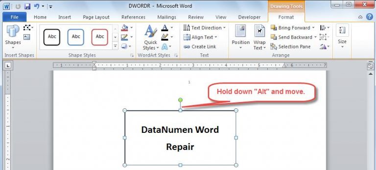 3 Method to Move Objects More Precisely in Your Word
