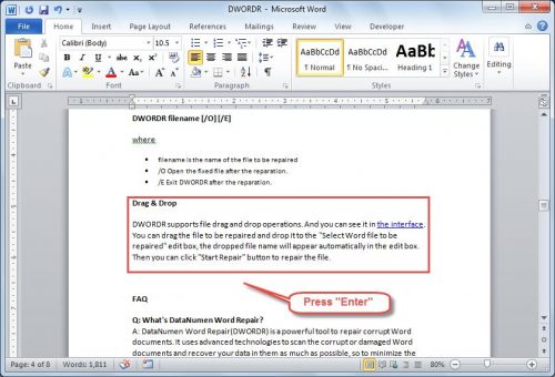 3 Möglichkeiten zum schnellen Verschieben von Texten in Ihrem Word-Dokument