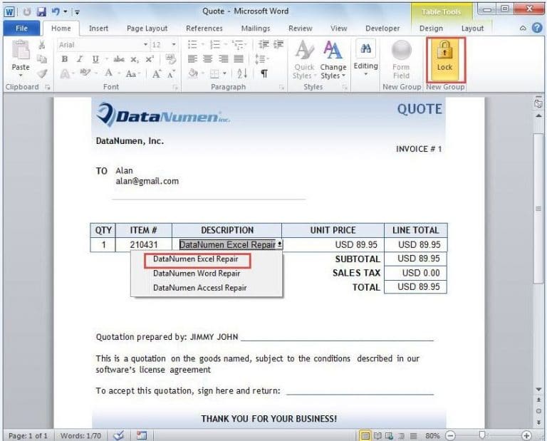 How to Easily Create a Drop-down List in Your Word Document