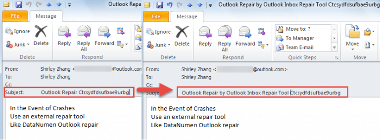 How to Modify the Subject & Body of Received Emails