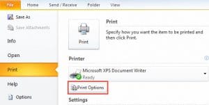 How to Print Multiple Outlook Notes on a Single Page