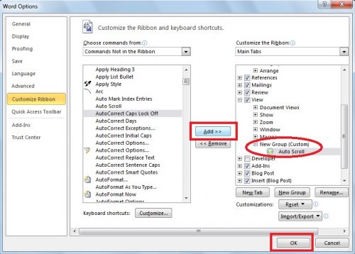 How to Scan Your Word Document More Conveniently via Automatic Scroll