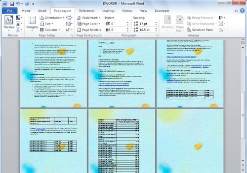 2 Method to Add Background Images when Creating Posters or Banners in Word