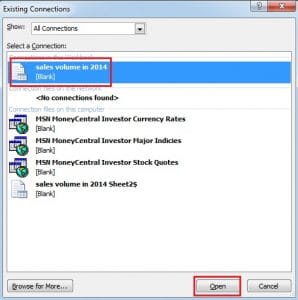 How to Make Connections between Two Excel Worksheets
