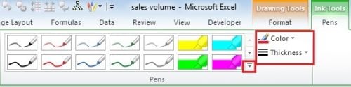 How to Mark on Your Excel Worksheets via Colorful Pens