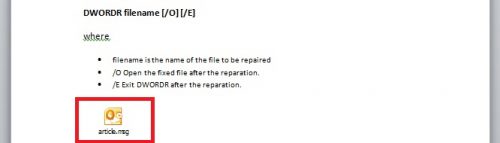 How to Select Custom Icon for the Inserted Object in Your Word Document