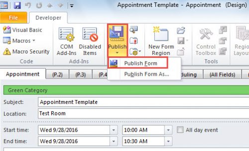 2 Ways to Create Appointment and Meeting Templates in Outlook
