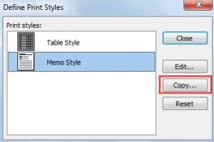 How to Create a Customized Print Style in Your Outlook
