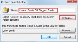 2 Steps to Create an Outlook Search Folder with “OR” instead of “AND” Criteria for Multiple ...