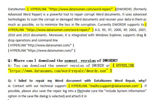 Como localizar, alterar e excluir hiperlinks em seu documento do Word