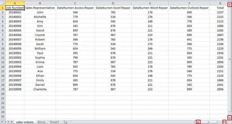 3 praktische methoden om door een werkblad in uw Excel te navigeren