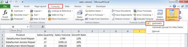 How To Prevent Excel From Auto Calculating And Updating Data In Your Workbook