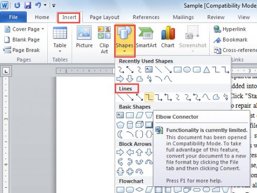 How to Insert Different Types of Separators into Your Word Document