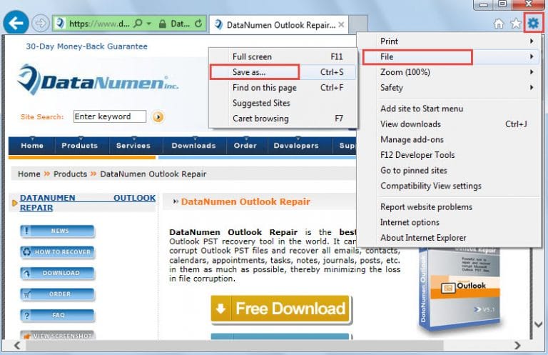 How to Open and View a Web Page in Outlook Window