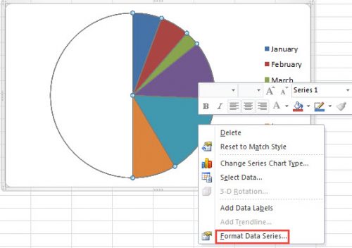 How to Present Your Data in a Half Pie Chart in Excel