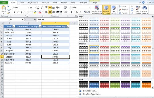 How to Create and Manage a Custom Table Style in Your Excel Worksheet