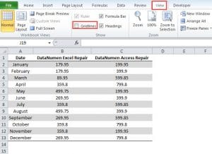 3 Quick Methods to Show or Hide Gridlines in Your Excel Worksheet