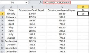 How to Use the Different Count Functions in Excel
