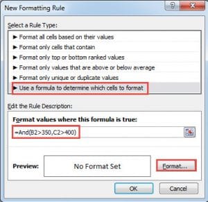 How to Use AND, OR and NOT Functions in Conditional Formulas