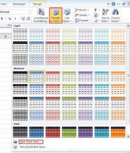 How to Create and Manage a Custom Table Style in Your Excel Worksheet