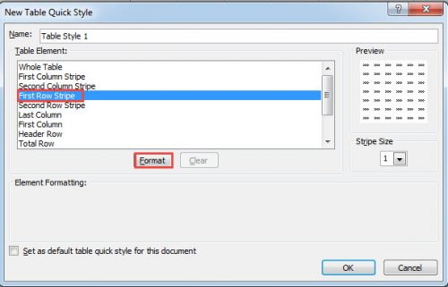 How to Create and Manage a Custom Table Style in Your Excel Worksheet
