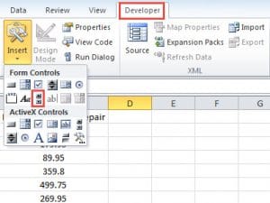 How to Embed a Scrollable Area inside Your Excel Worksheet