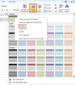 How to Create and Manage a Custom Table Style in Your Excel Worksheet ...