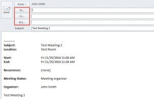 3 Easy Tips to CC or BCC an Outlook Meeting Invitation