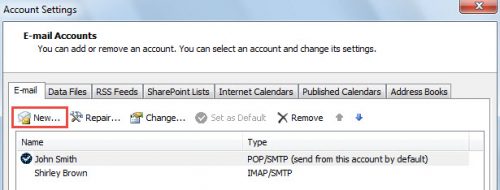 How to Configure a Receive-only or Send-only Email Account in Outlook