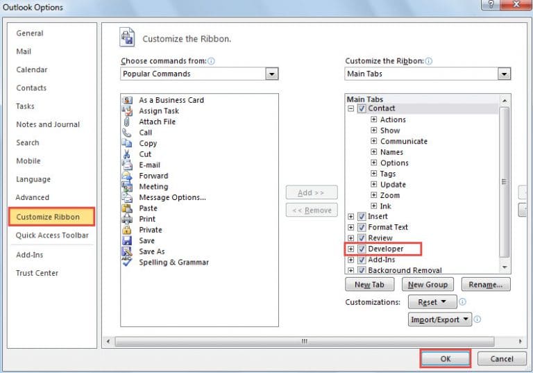 How to Customize the New Contact Form in Your Outlook