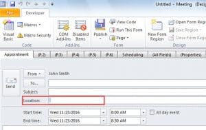 2 Steps to Get Rid of "No Meeting Location" Warning in Your Outlook