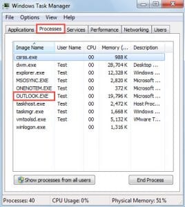 3 Common Reasons Why Outlook Keeps Running after It Has Been Closed
