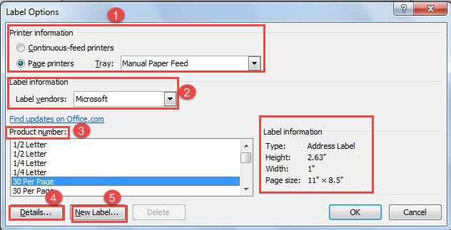How To Use Word To Create Different Address Labels In One Paper Sheet
