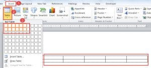 6 Different Methods to Create a Table in Your Word Document