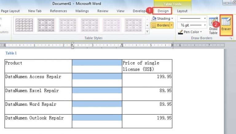5 Quick Ways to Split a Table in Your Word Document
