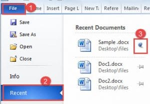 4 Quick Tips to Access Your Recent Word Documents