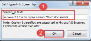 2 Ways to Add ScreenTips to the Texts in Your Word Document