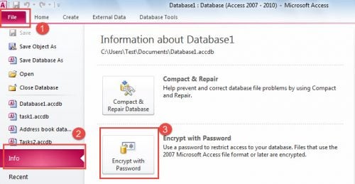 How to Encrypt and Password Protect Your Access Database