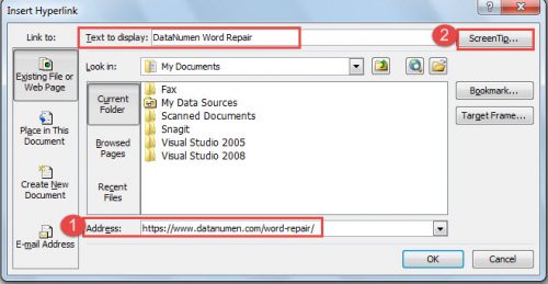 2 Ways to Add ScreenTips to the Texts in Your Word Document