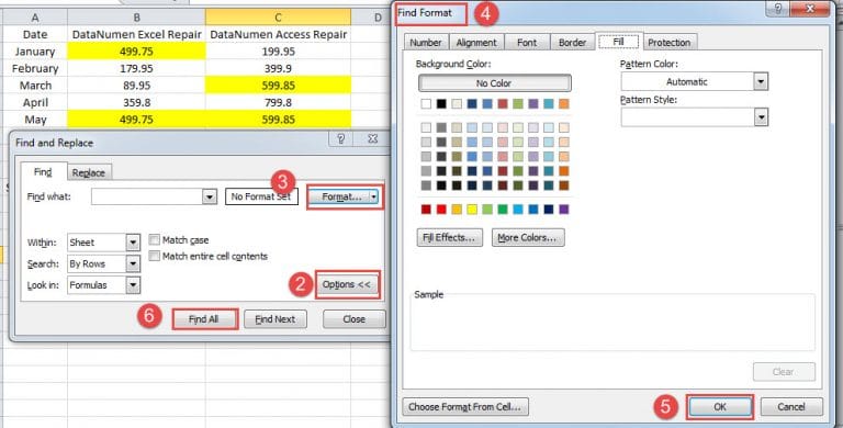 2 Methods To Find And Select Cells With The Same Format In Your Excel Worksheet