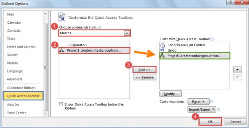 How to Quickly Create a Contact Group from the Recipient List of an Email with Outlook VBA