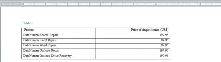 2 Quick Ways to Auto Fit Tables to Contents or Page in Your Word Document