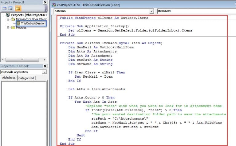 How to Auto Save Specific Email Attachments with Outlook VBA How to Auto Save Specific Email Attachments with Outlook VBA