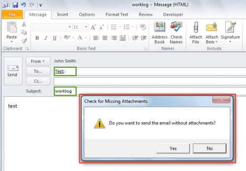 How to Auto Check for Attachments in Specific Outgoing Emails with ...