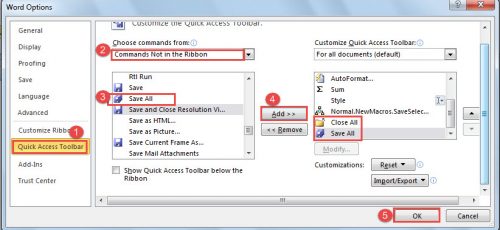 2 Ways to Quickly Save or Close All Open Word Documents