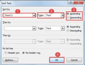 2 Methods to Sort Alphabetically by Last Names in Your Word Document