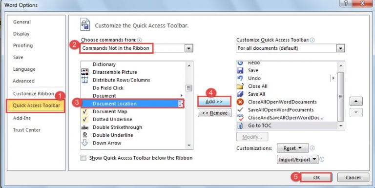 6 Quick Ways to Get the Full Path of Your Word Document File